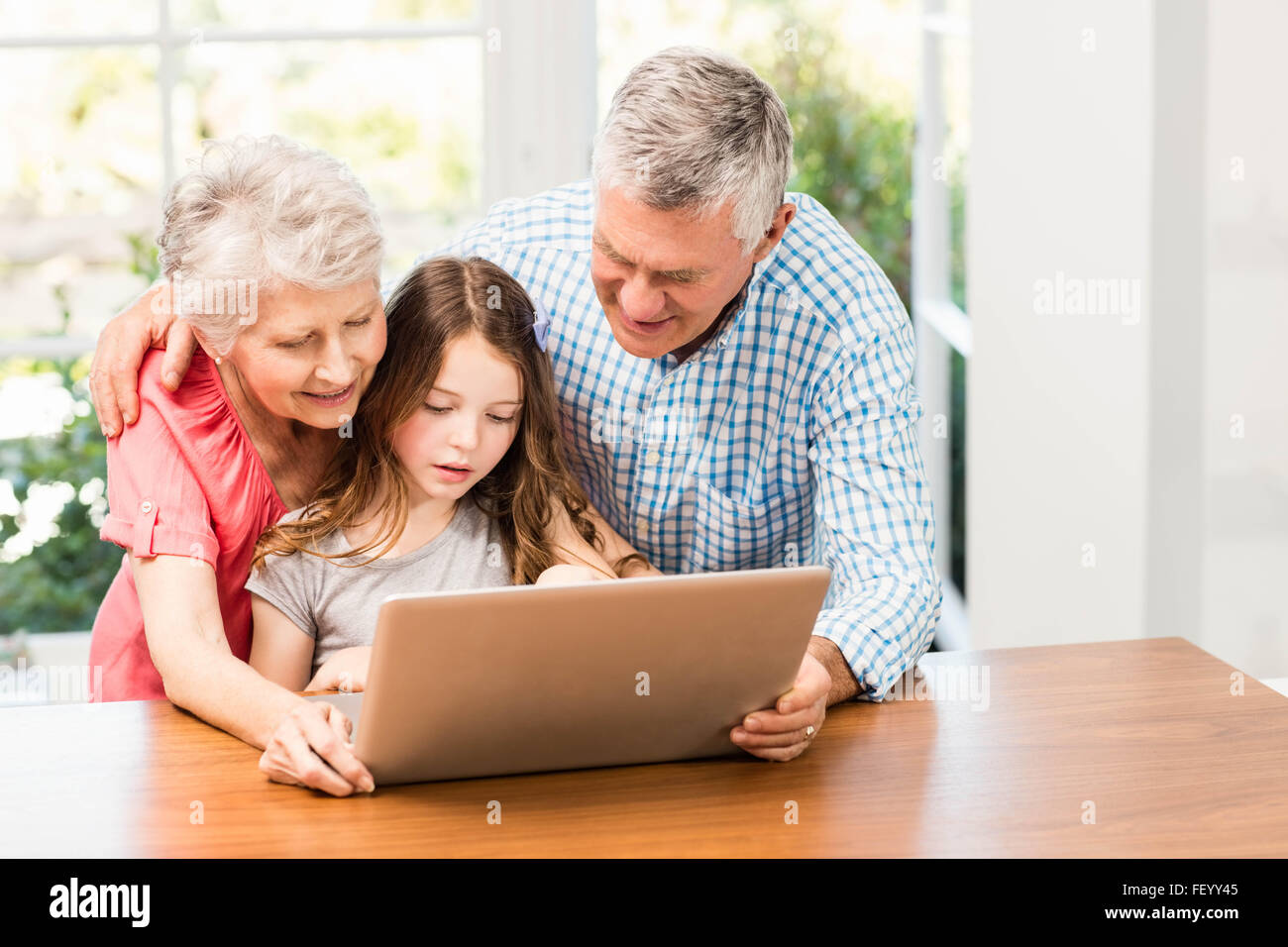 Grandparents technology hi-res stock photography and images - Alamy