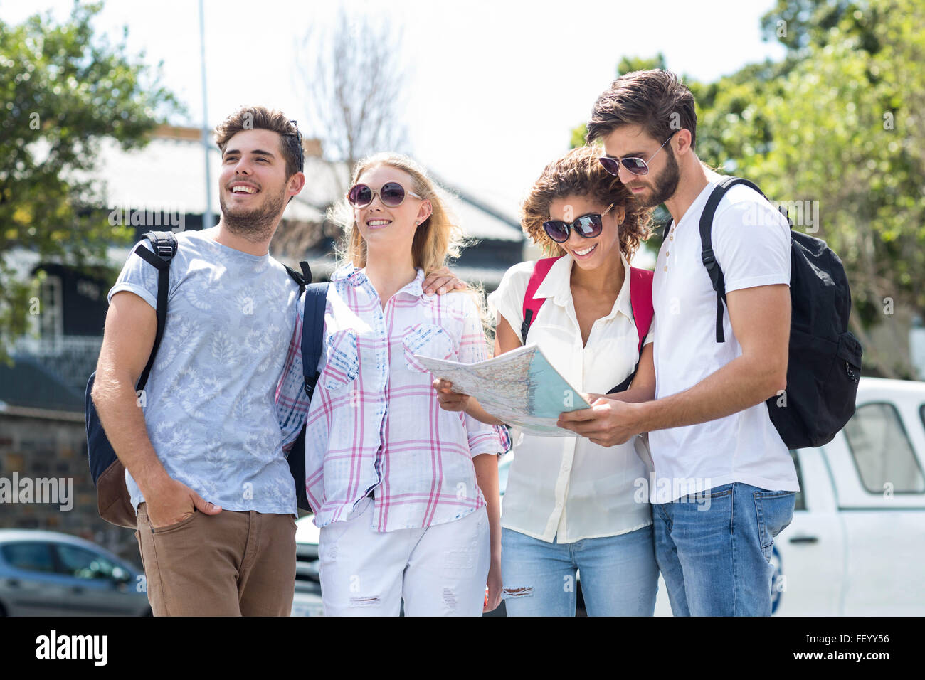 Friend map hi-res stock photography and images - Alamy