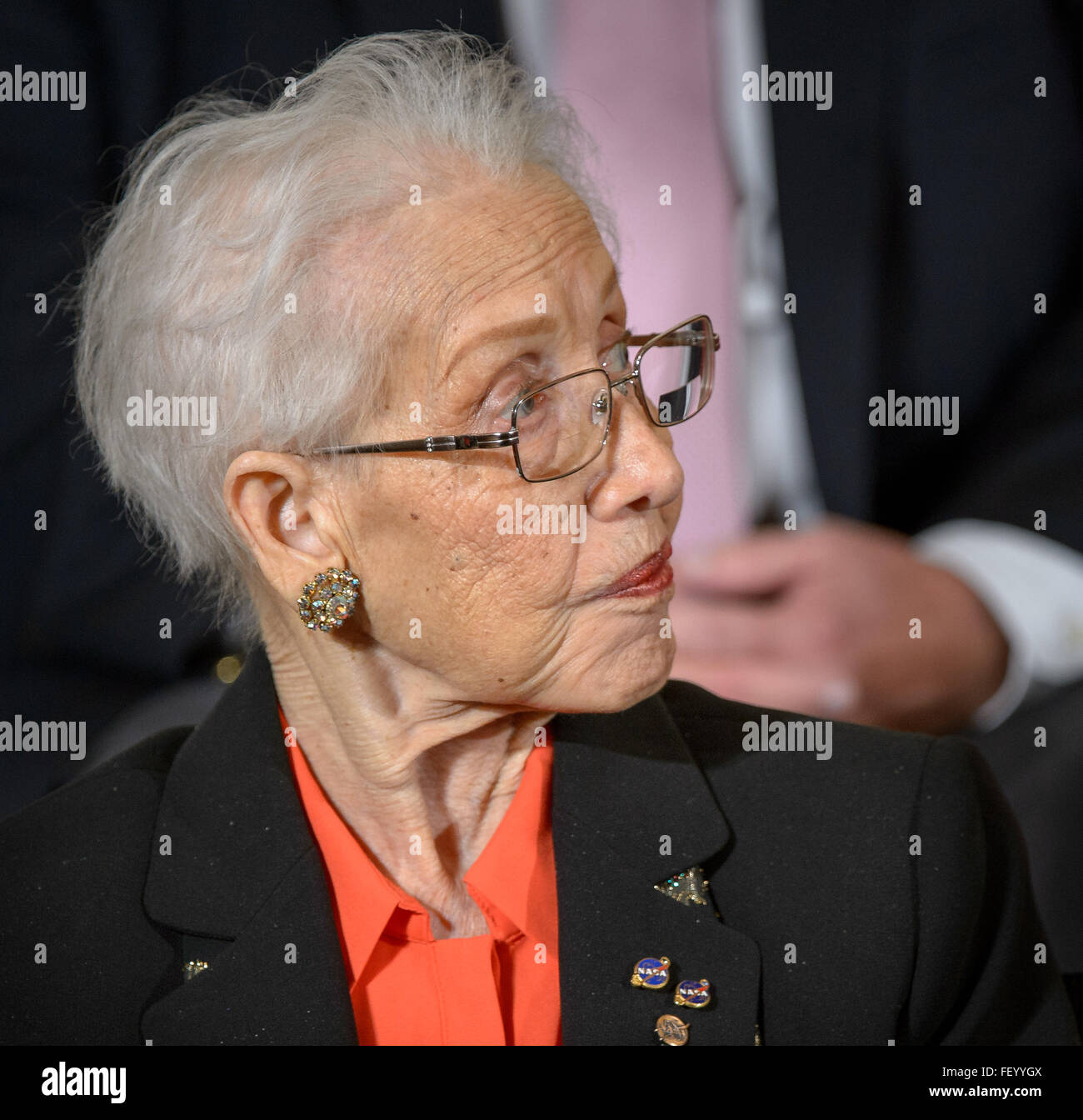 NASA mathematician Katherine Johnson was awarded the Presidential Medal ...