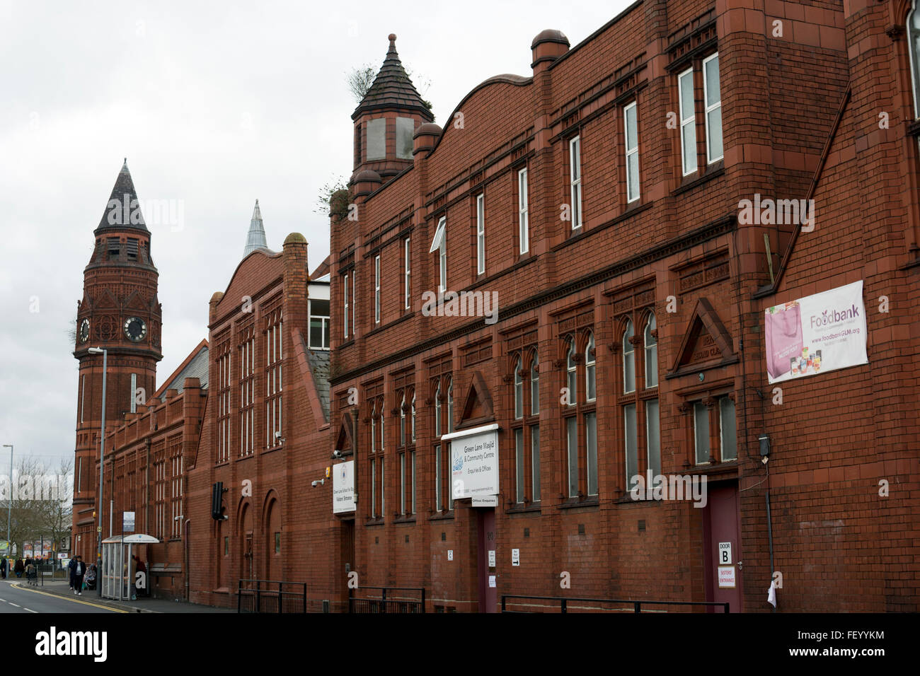 Green Lane Masjid, former library and baths, Small Heath, Birmingham ...