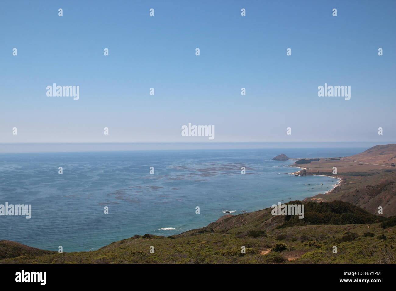 The sea of Big Sur Stock Photo - Alamy