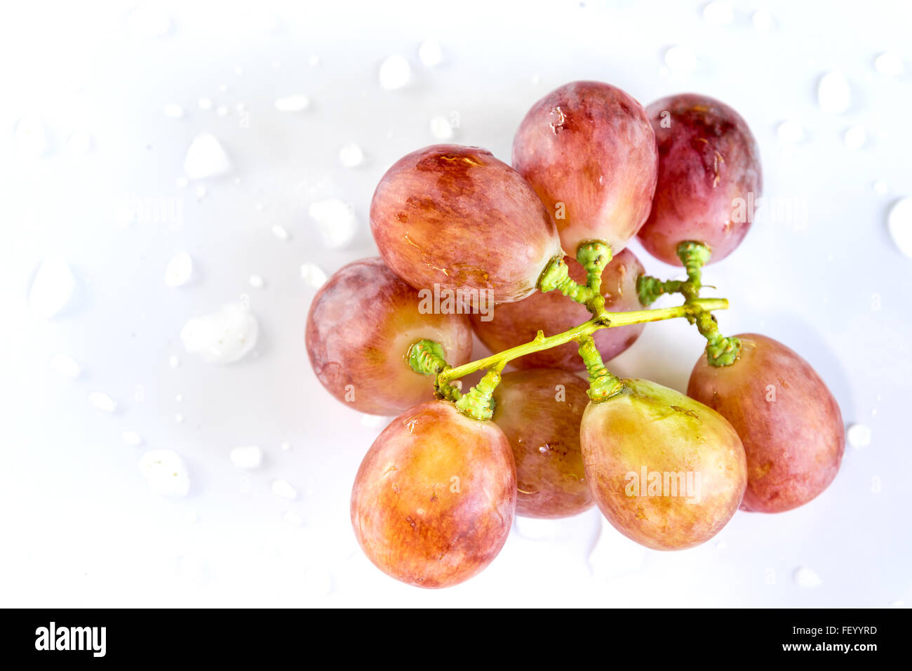 Grapes isolated on white background Stock Photo - Alamy
