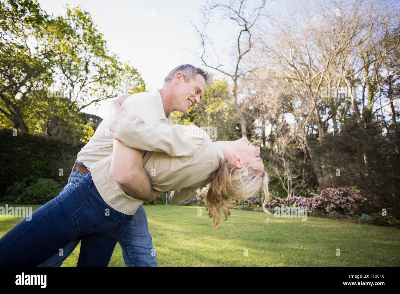 Cute couple dancing Stock Photo - Alamy