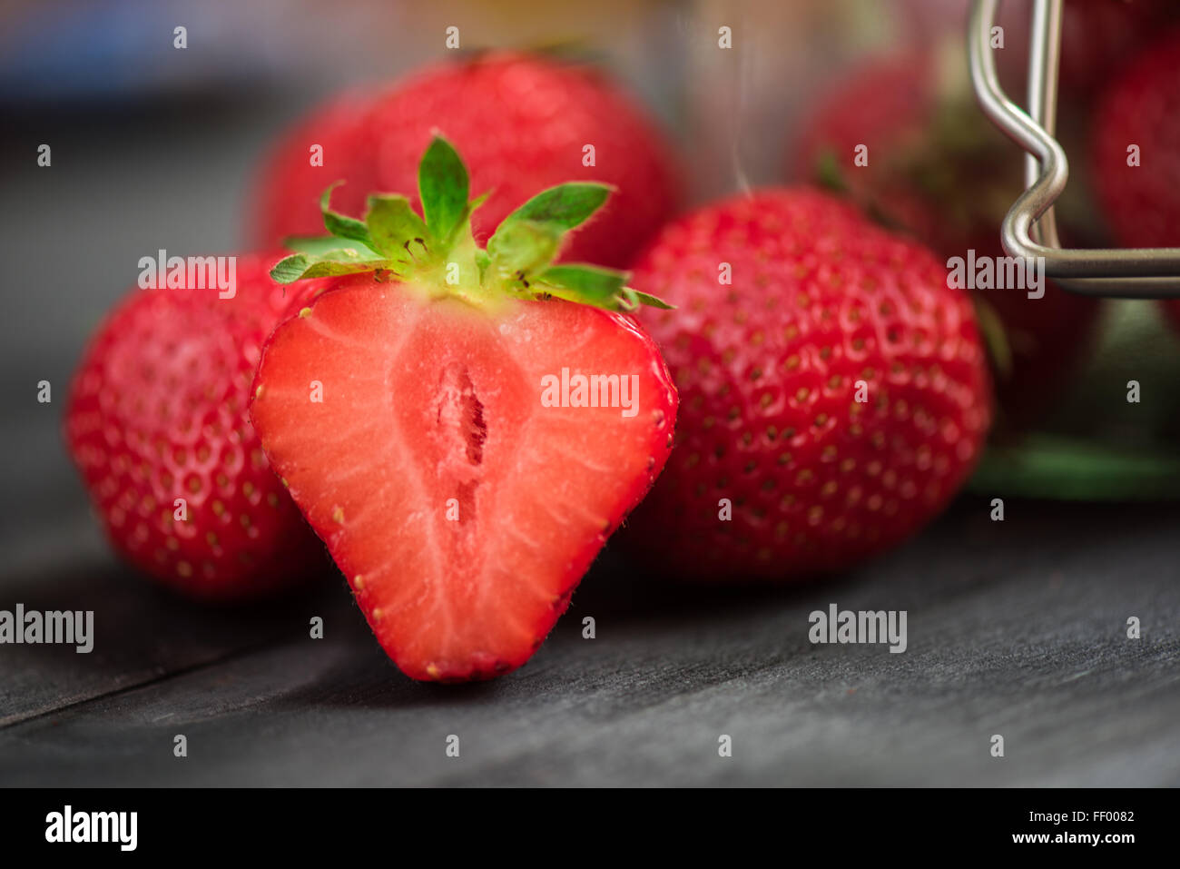 Fresh ripe strawberry Stock Photo - Alamy