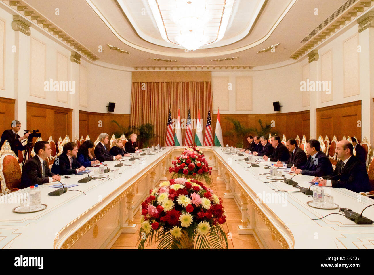Secretary Kerry Meets With President Rahmon at the Palace of Nations in ...