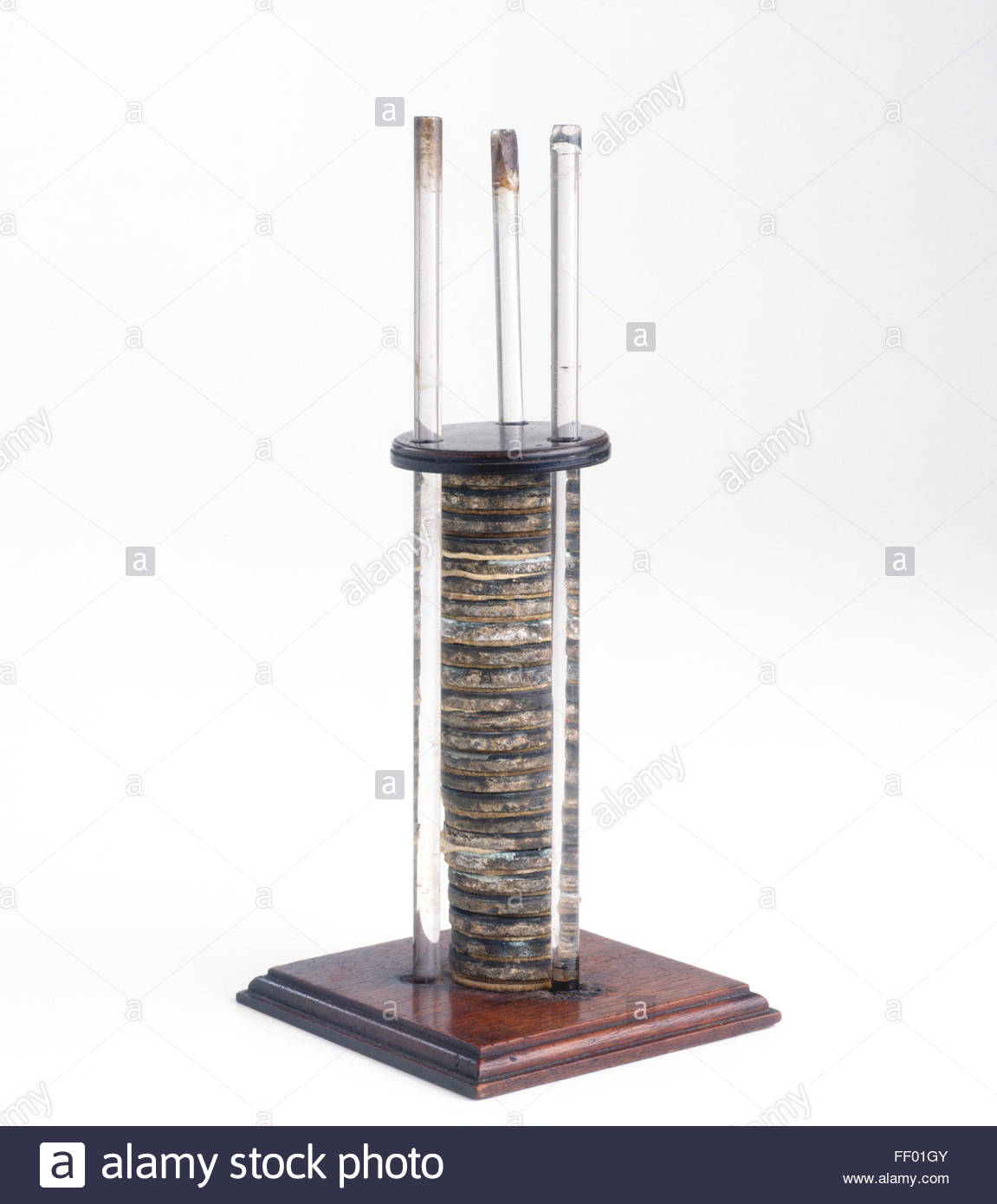 Voltaic Pile Alessandro Volta Stock Photos & Voltaic Pile Alessandro ...