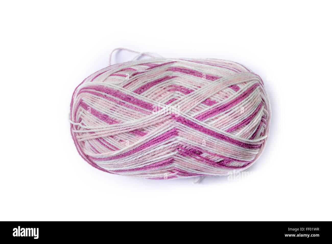 Thread rolling isolated on white background Stock Photo - Alamy