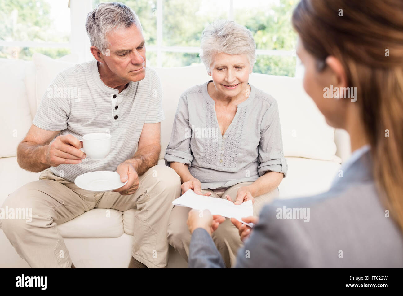 Giving documents hi-res stock photography and images - Alamy