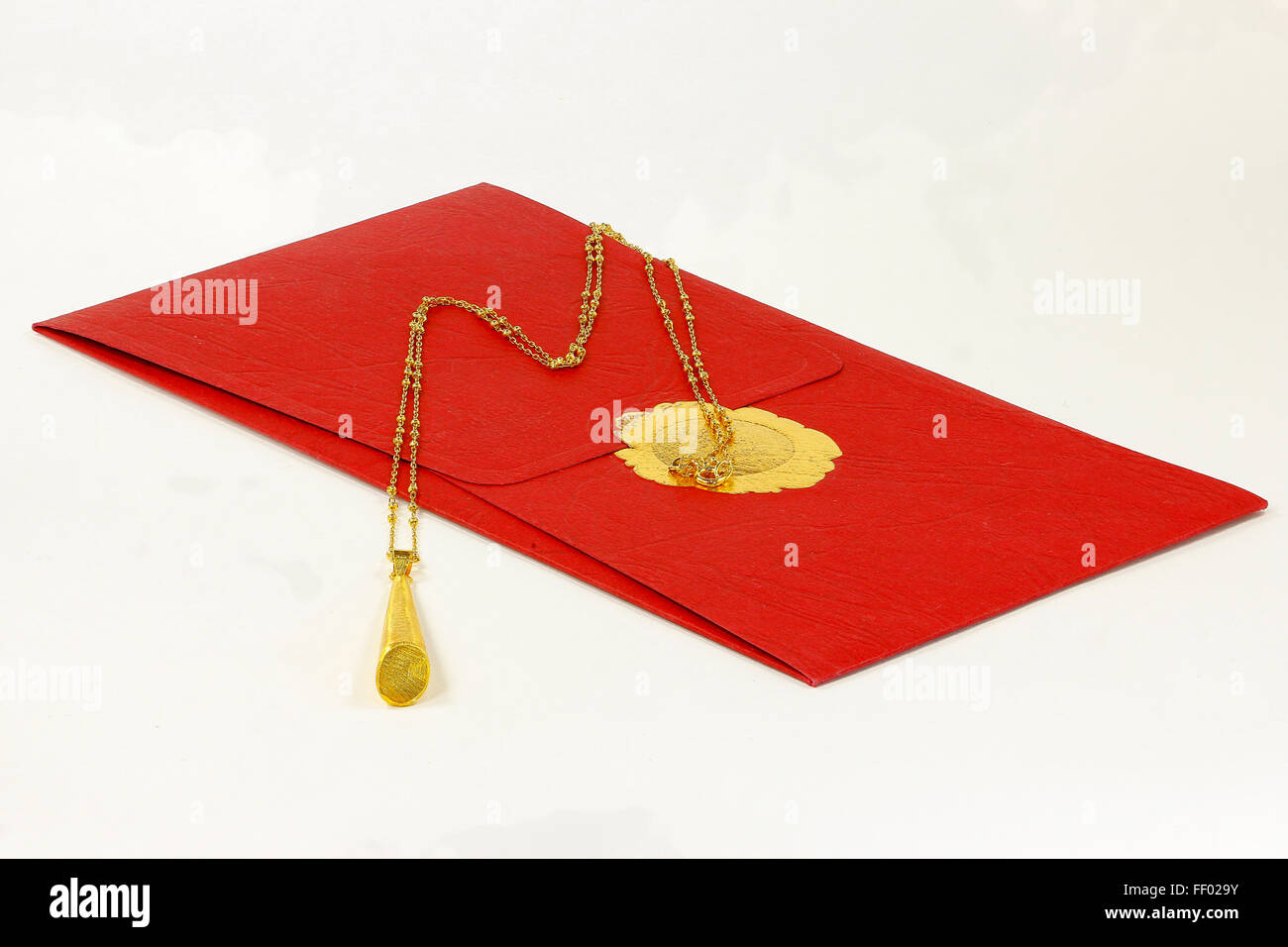 Golden envelope hi-res stock photography and images - Alamy