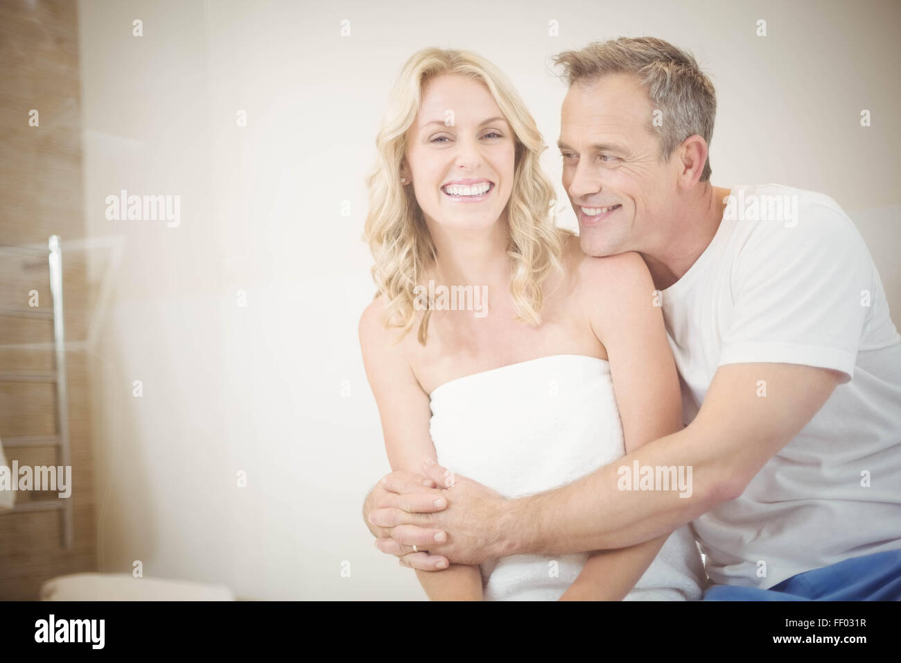Cute couple hugging Stock Photo - Alamy