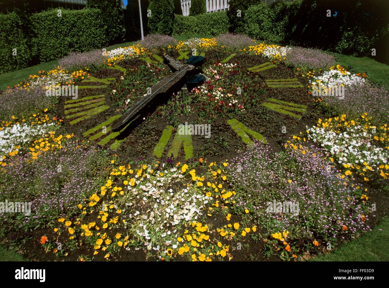 New zealand christchurch floral clock hi-res stock photography and ...