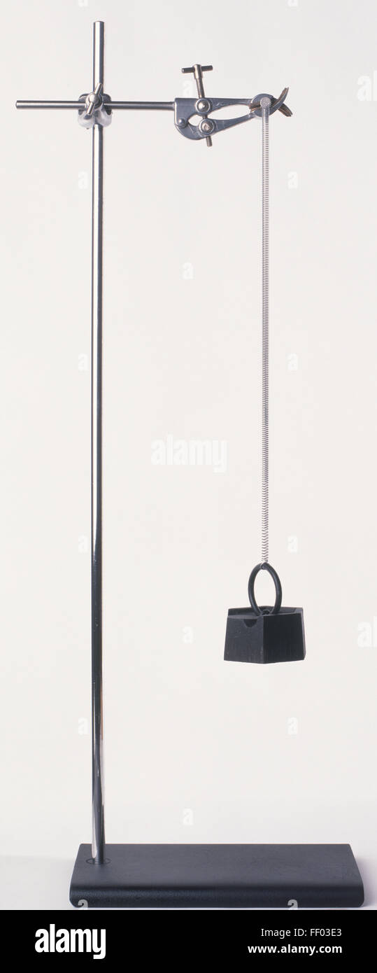 Physics experiment spring hi-res stock photography and images - Alamy