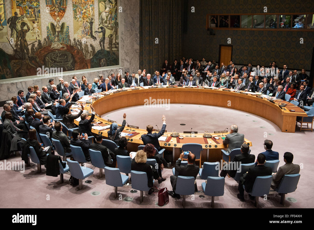 Security council meeting hi-res stock photography and images - Alamy