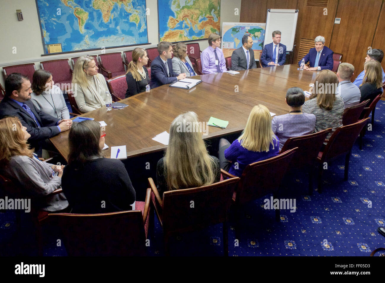 Secretary Kerry Meets With First- and Second-Tour State Department ...