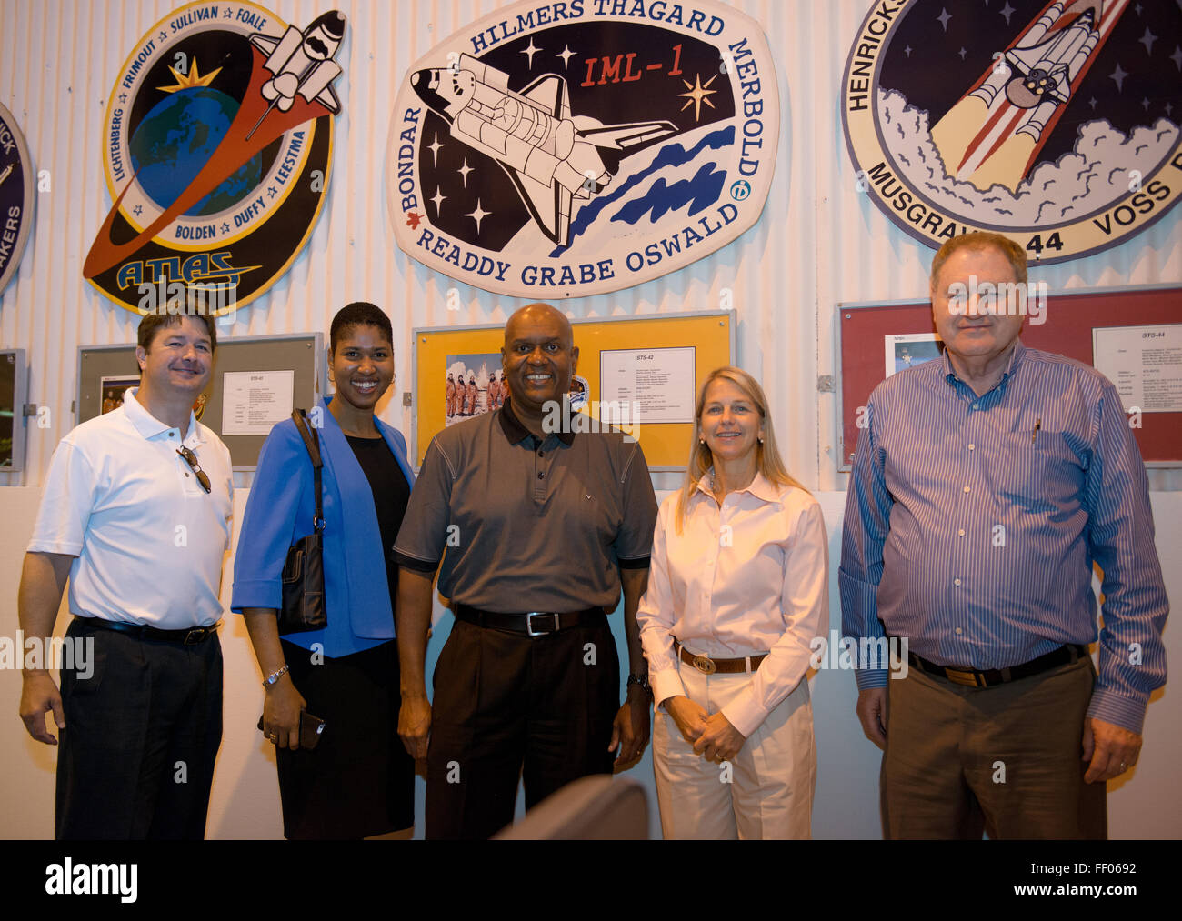 Dr Dava Newman Visits Michoud Dr Dava Newman Visits Michou Stock Photo ...