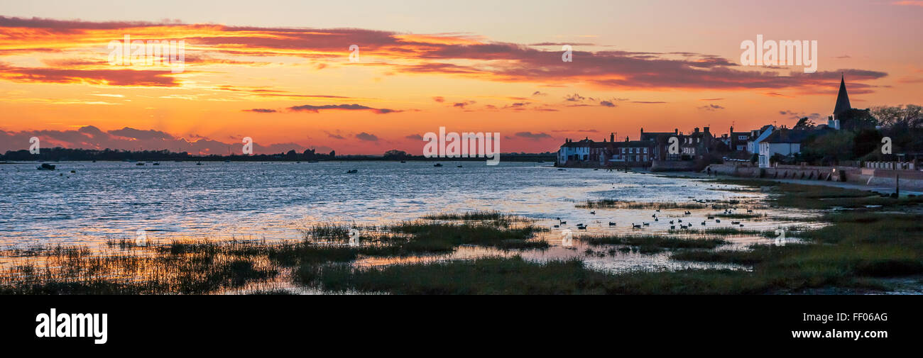 Bosham village sunset hi-res stock photography and images - Alamy