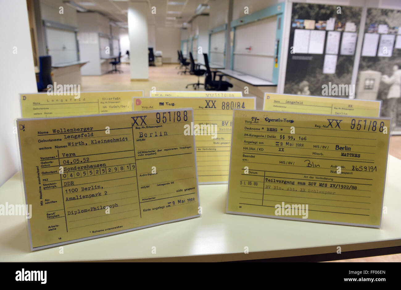 Stasi archives hi-res stock photography and images - Alamy