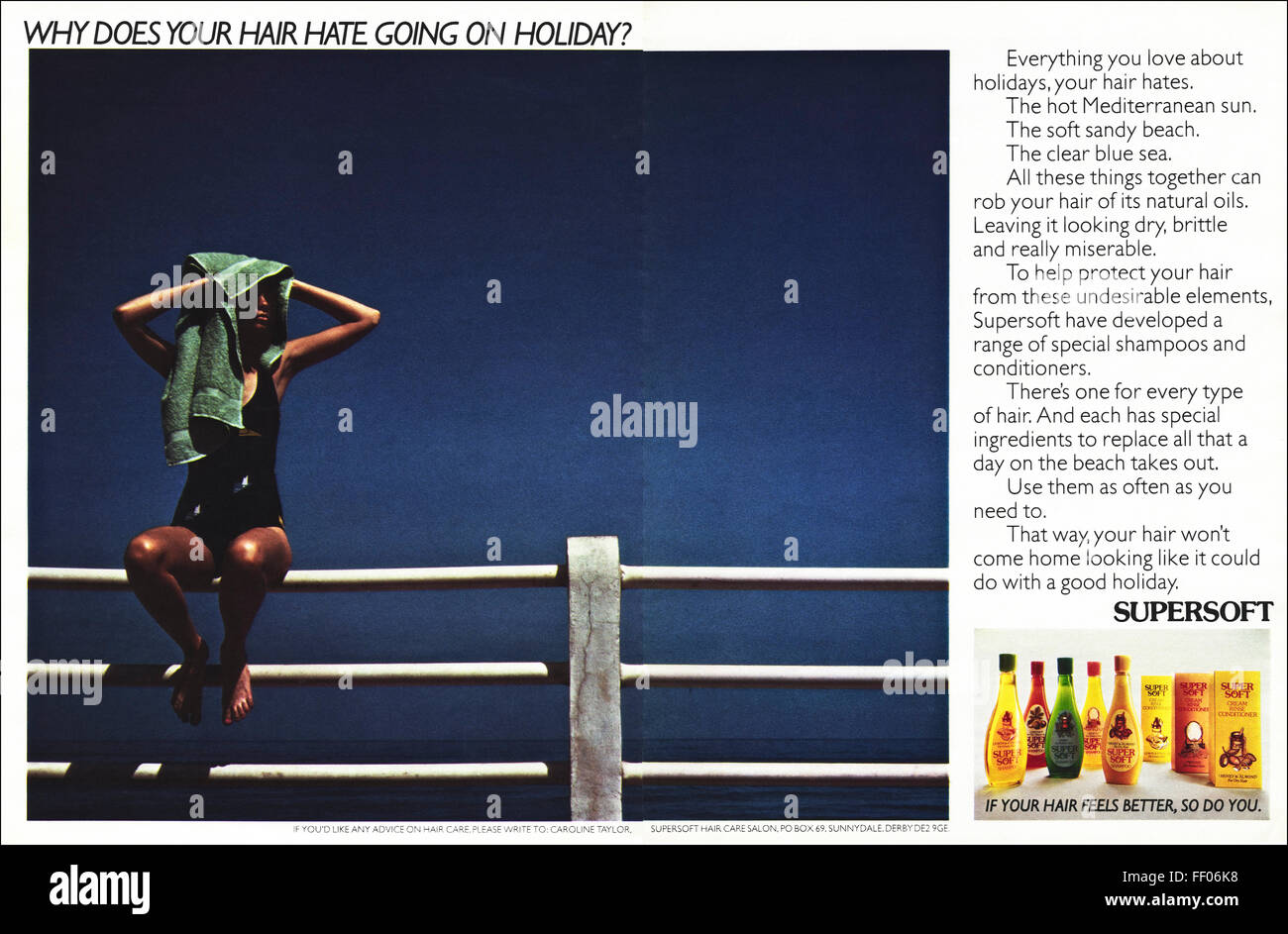 Original double page colour vintage advert from 1970s. Advertisement ...