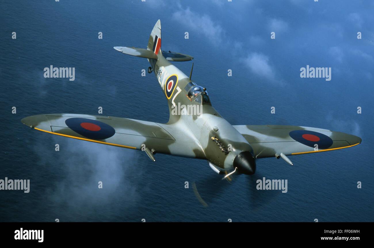 WWII Supermarine Spitfire airplane Stock Photo - Alamy