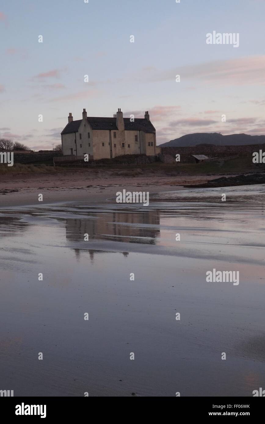 Balnakeil House, Balnakeil Beach, near Durness, Scotland Stock Photo ...