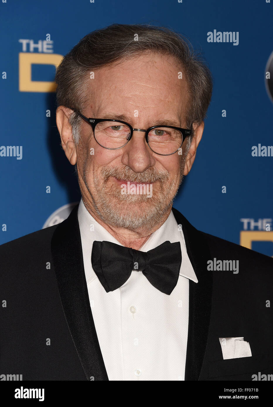 STEVEN SPIELBERG US film director in February 2016. Photo Jeffrey Mayer ...