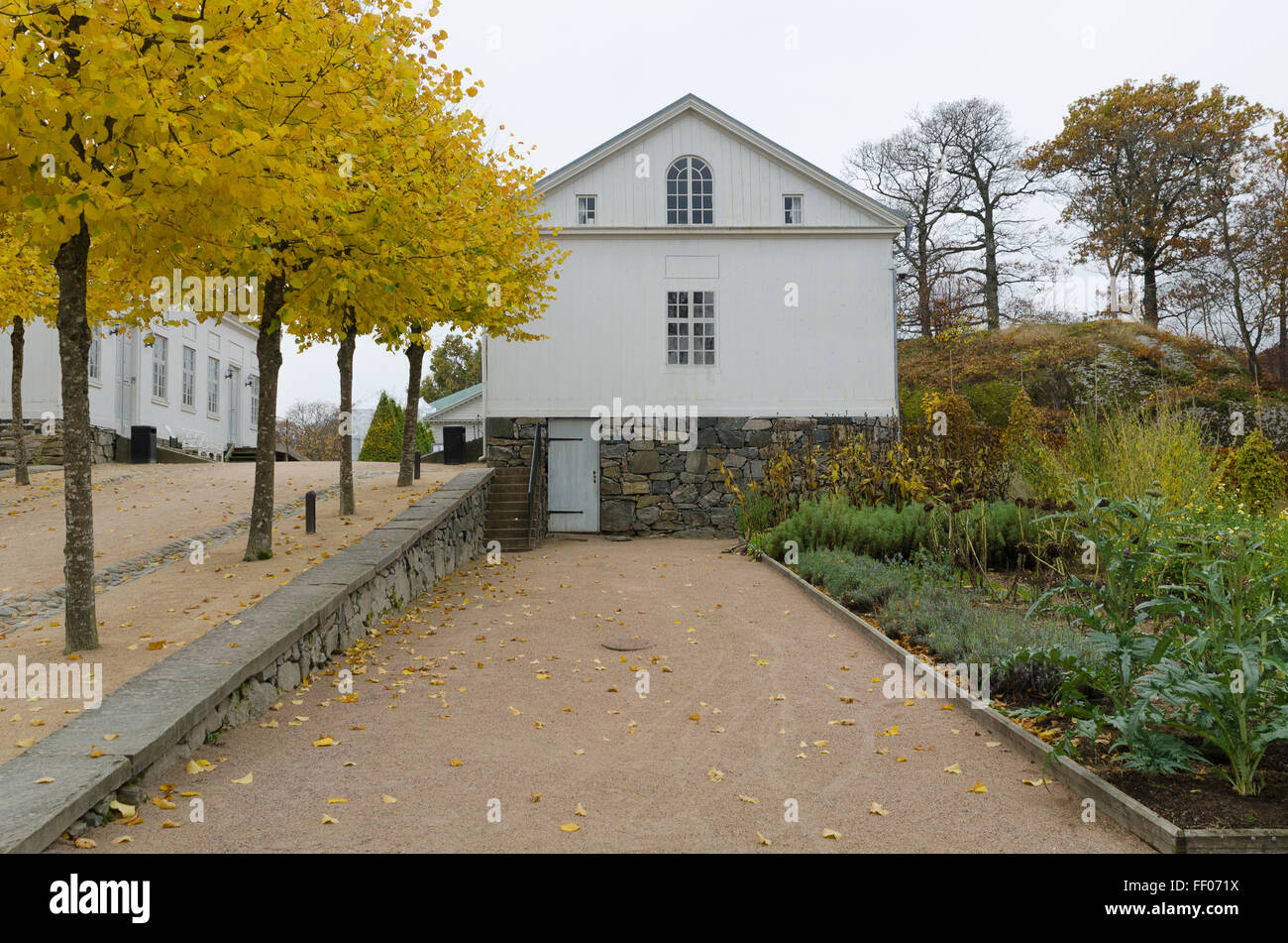 one of the old house att Gunnebo Castle in Molndal Stock Photo - Alamy