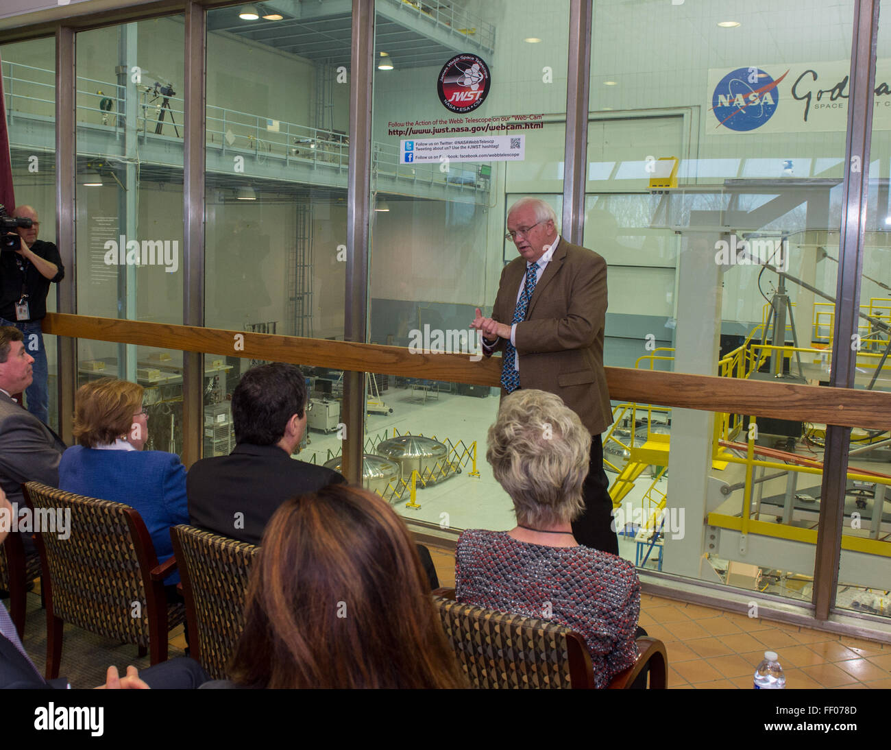 Senator Barbara Mikulski visits the NASA Goddard Space Flight Center to learn about ongoing ...