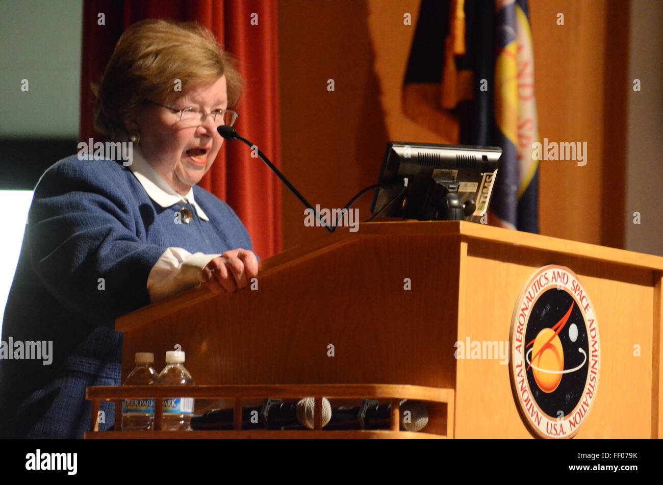 Senator Barbara Mikulski Visits NASA Goddard Stock Photo - Alamy