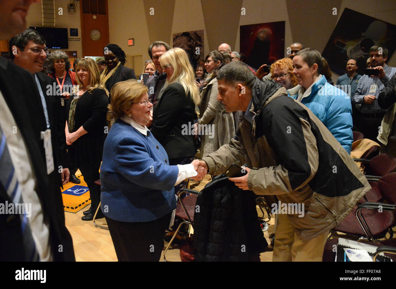 Senator Barbara Mikulski visited NASA's Goddard Space Flight Center to ...