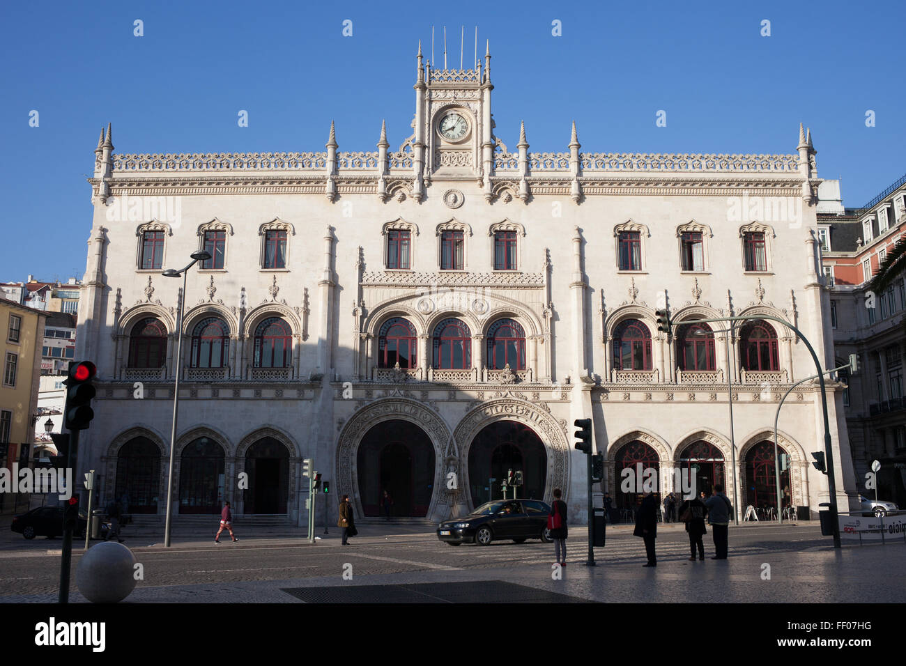 The rossio railway station hi-res stock photography and images - Alamy