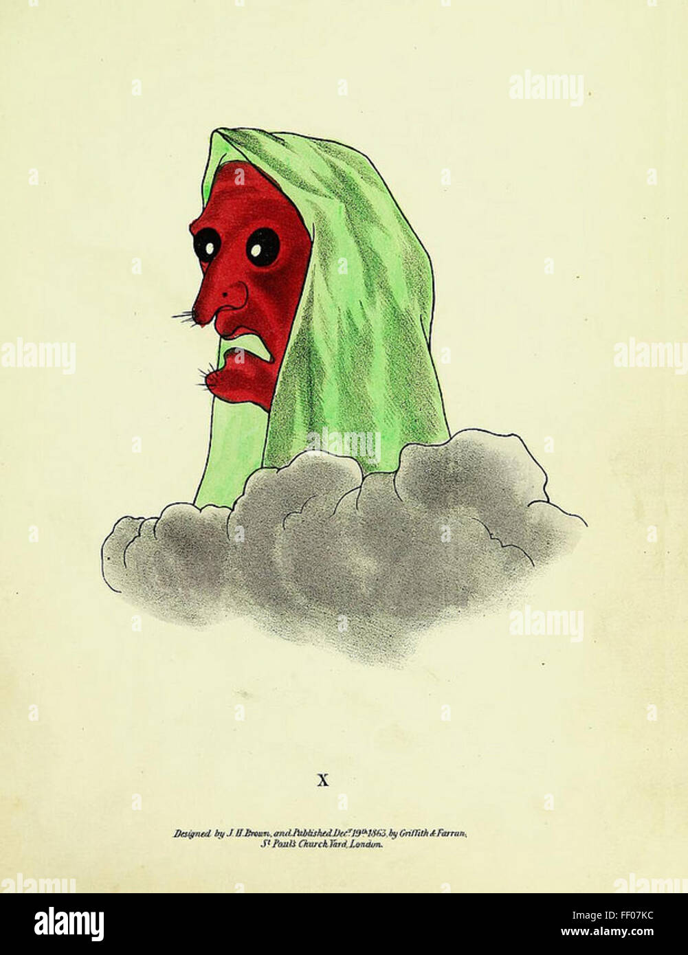 An illustration from 'Spectropia; or, Surprising Spectral Illusions ...