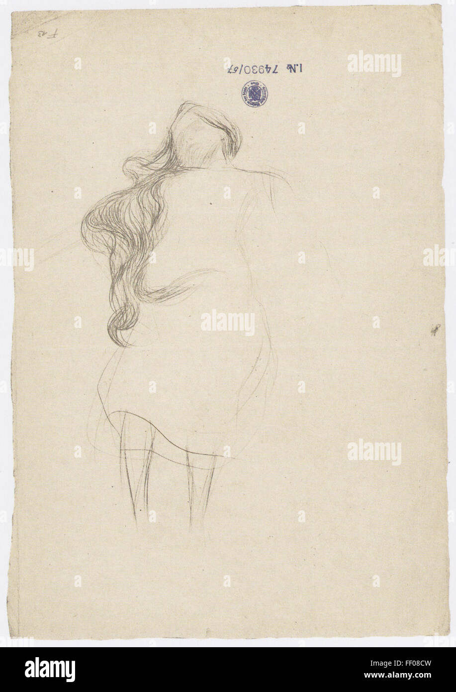 Gustav klimt drawing gustav klimt hi-res stock photography and images ...