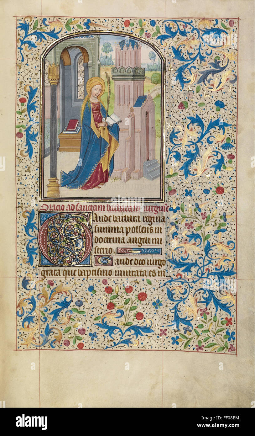 Illustrations from an illuminated manuscript by Willem Vrelant ...