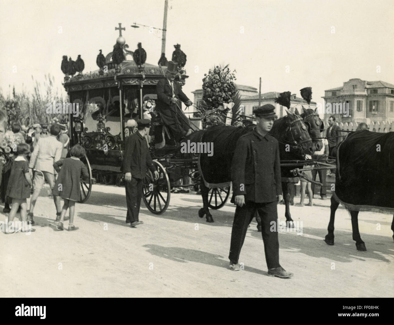 Funeral carriage, Italy Stock Photo - Alamy