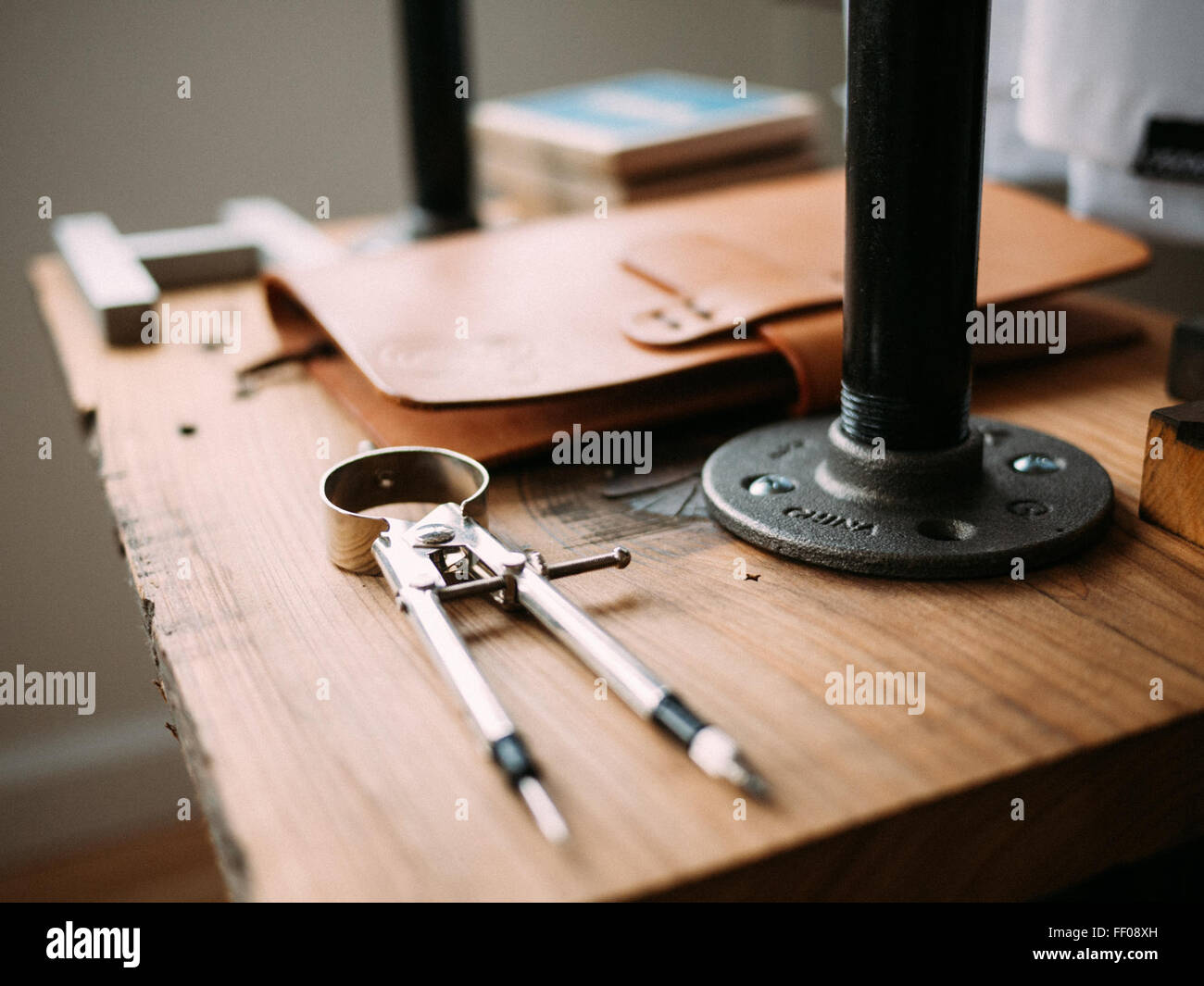 Drafting Compass in Still Life Drafting Compass in Still Life Stock ...