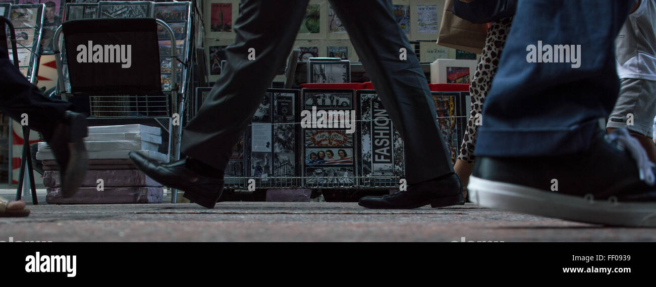 Ground View of People Walking Ground View of People Walking Stock Photo ...