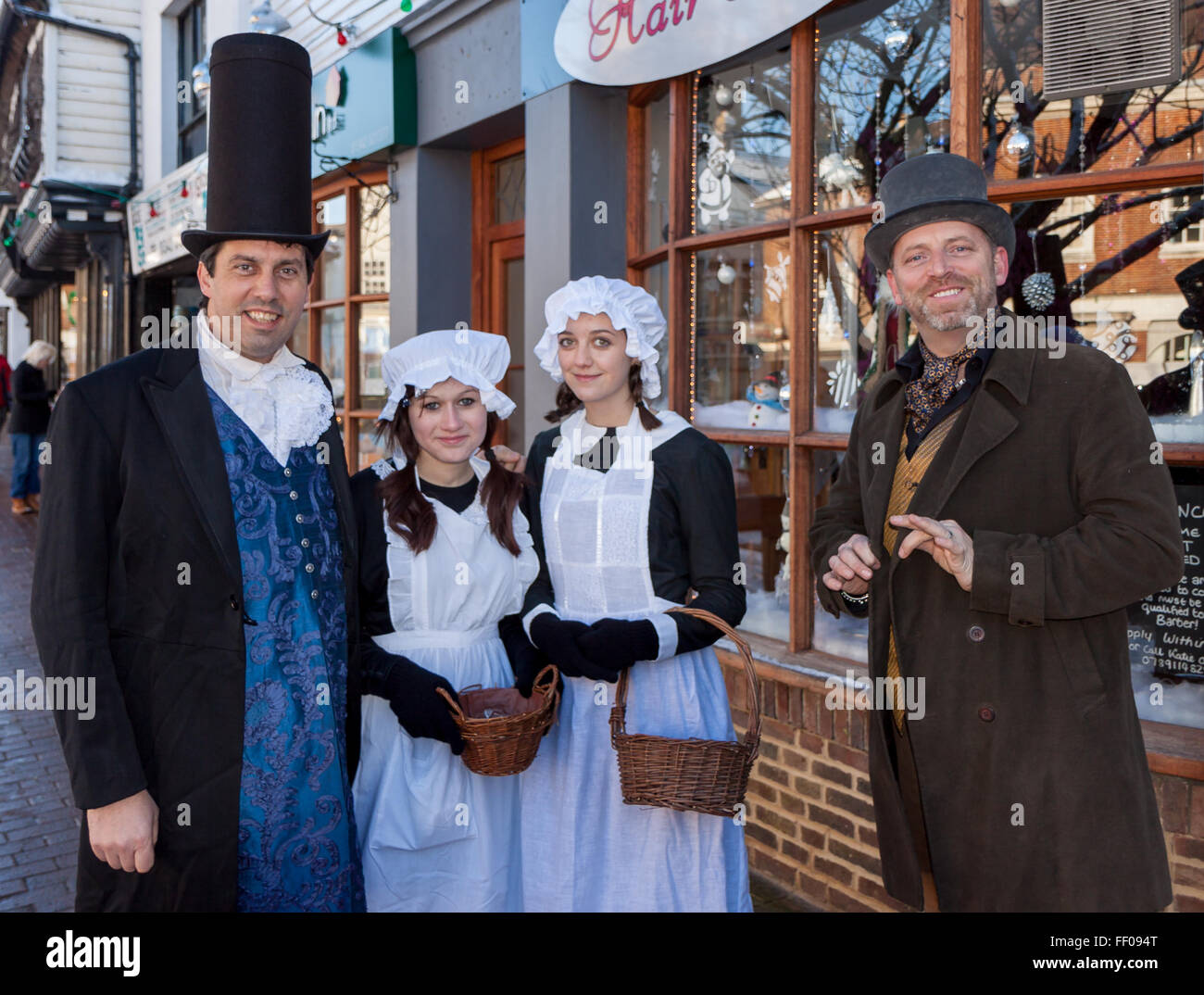 Dickensian costumes hi-res stock photography and images - Alamy
