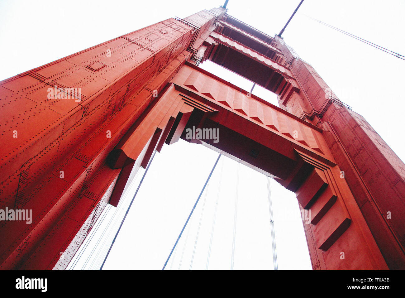 The Golden Gate Bridge, an iconic suspension bridge in San Francisco ...