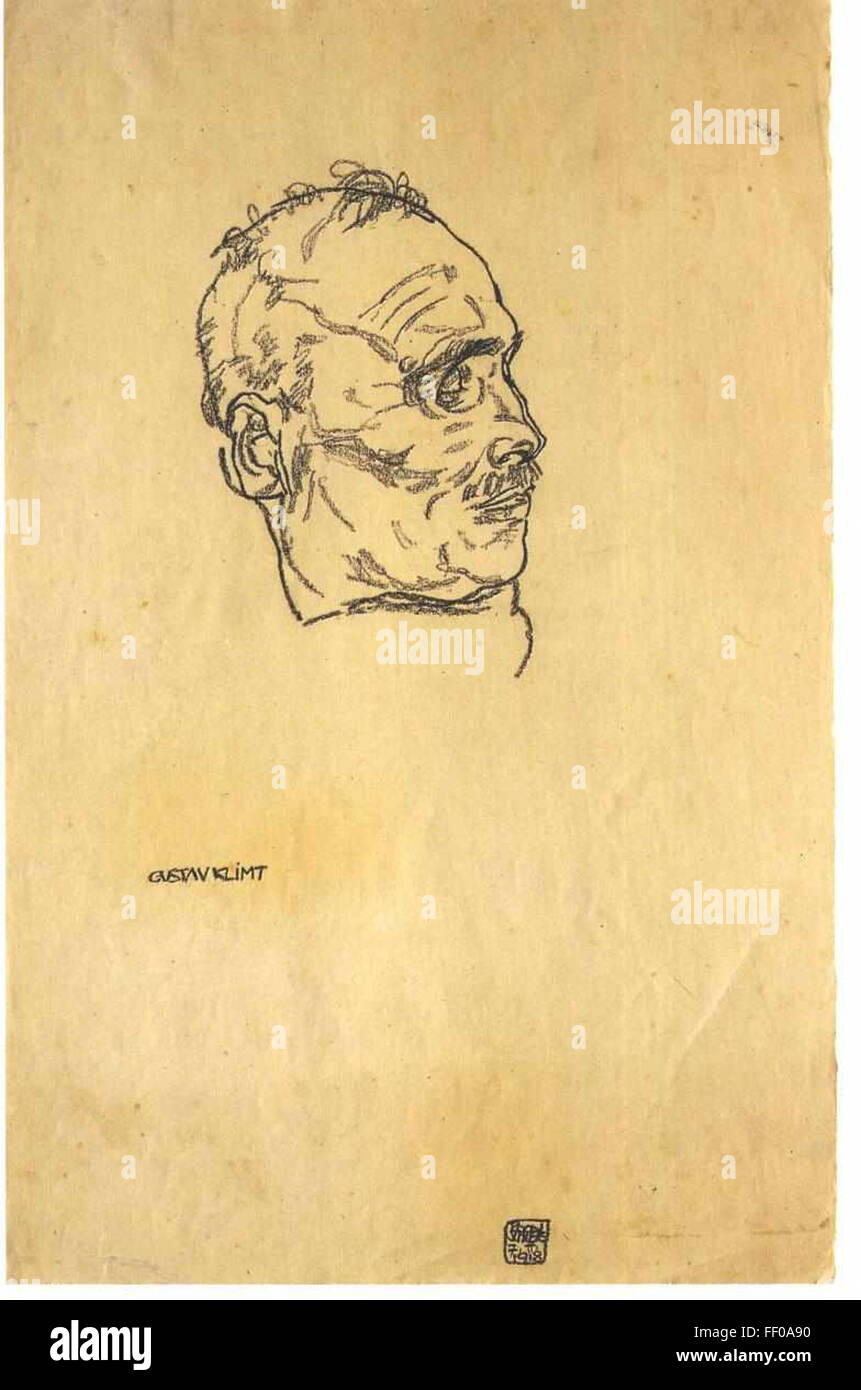 Drawing egon schiele hi-res stock photography and images - Alamy