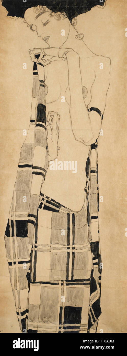Drawing by Egon Schiele Stock Photo - Alamy