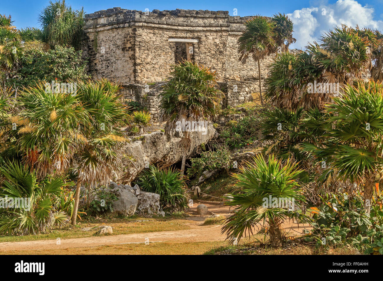 Building At Tulum Yucatan Mexico Stock Photo - Alamy