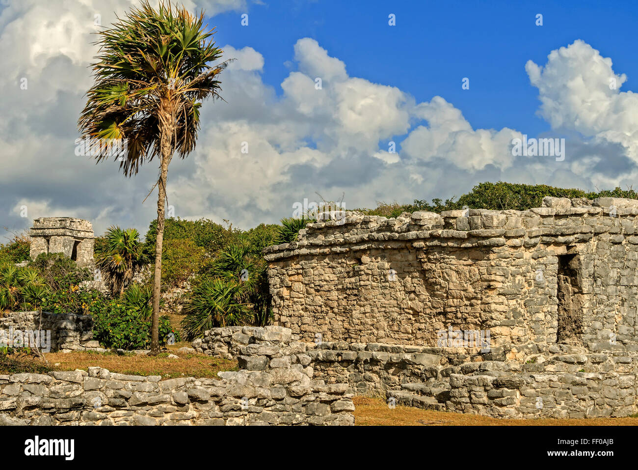 Building At Tulum Yucatan Mexico Stock Photo - Alamy