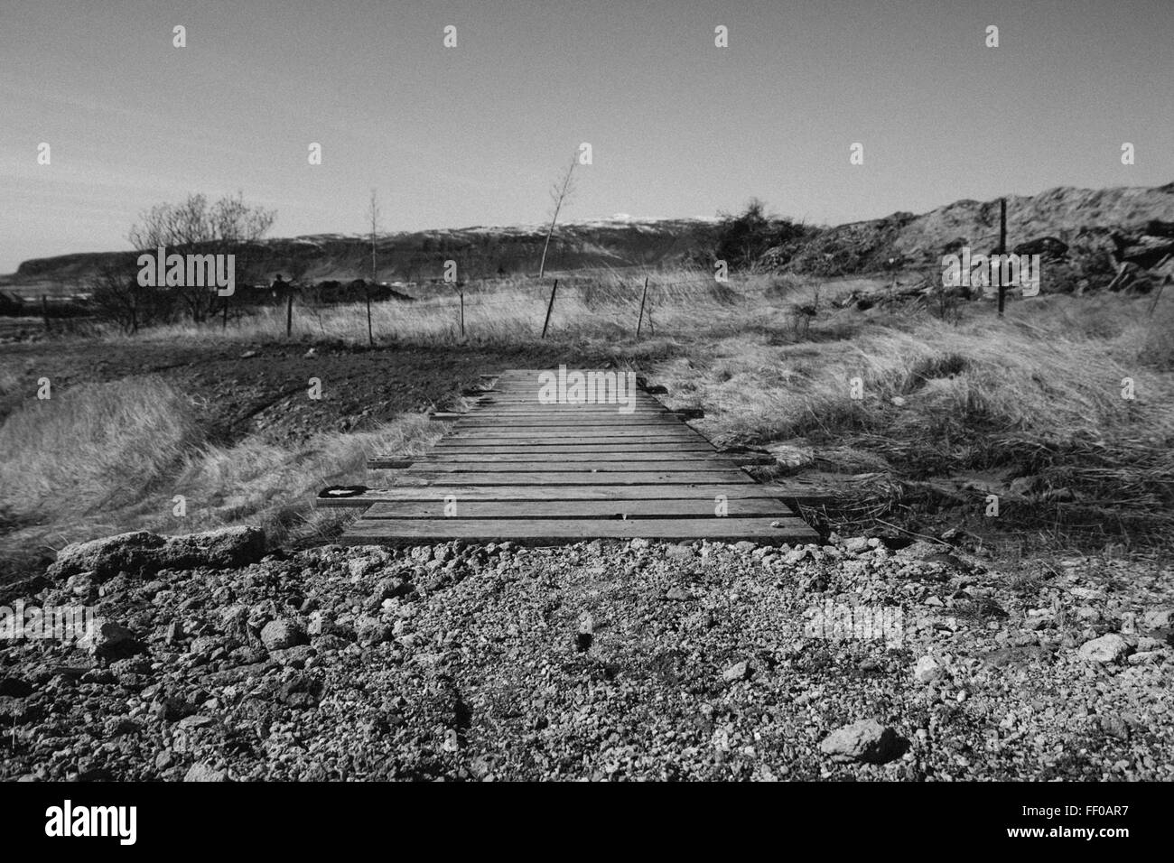 Stream dry Black and White Stock Photos & Images - Alamy