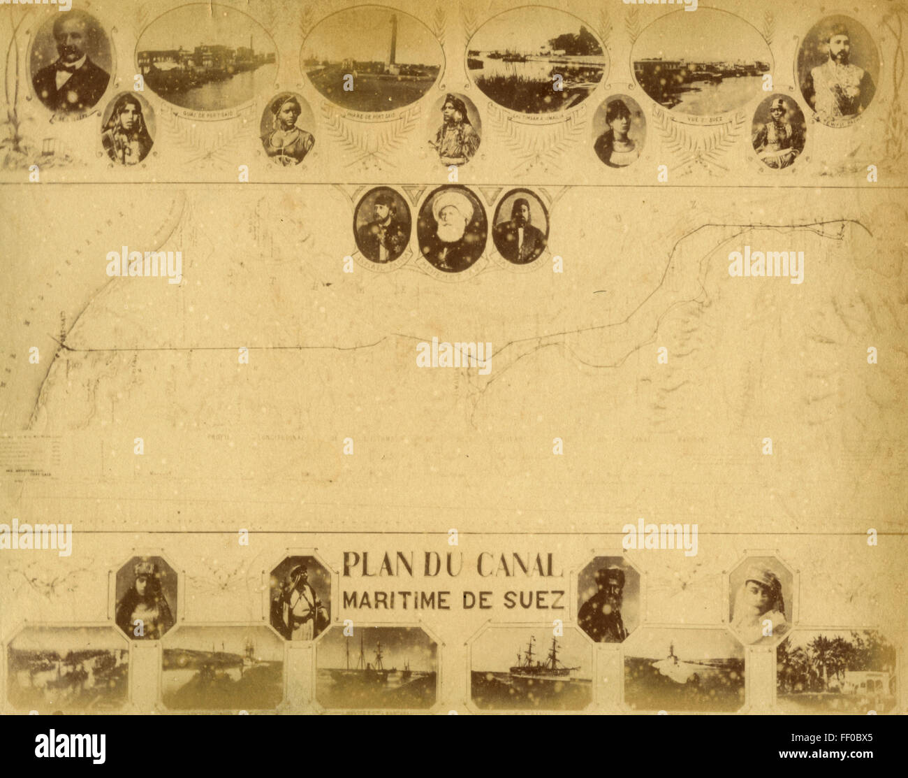 Plan of the suez canal hi-res stock photography and images - Alamy