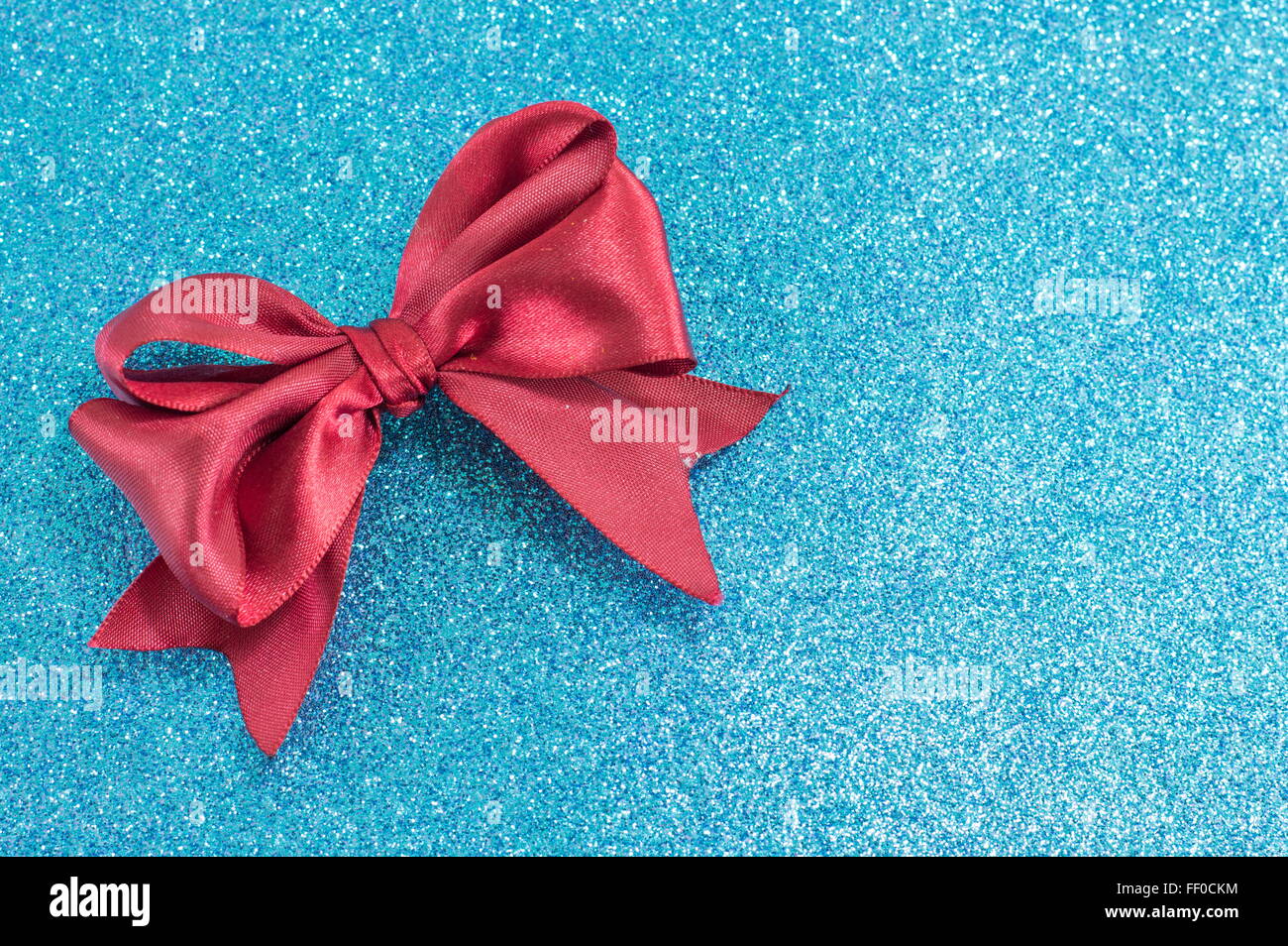 Blue decorative ribbon hi-res stock photography and images - Alamy