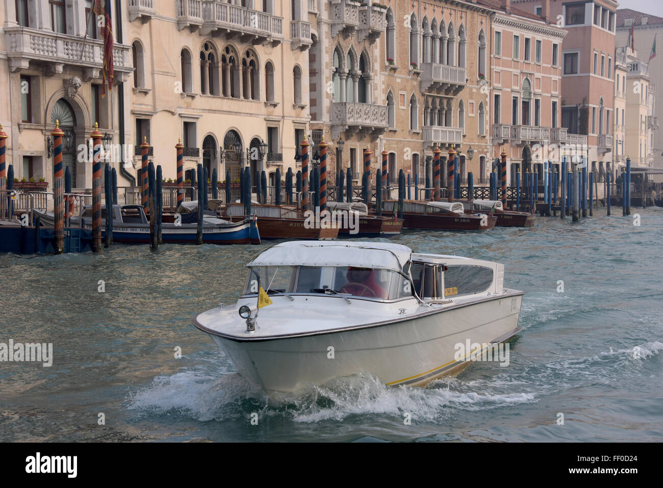 Venice water taxi lagoon hi-res stock photography and images - Alamy