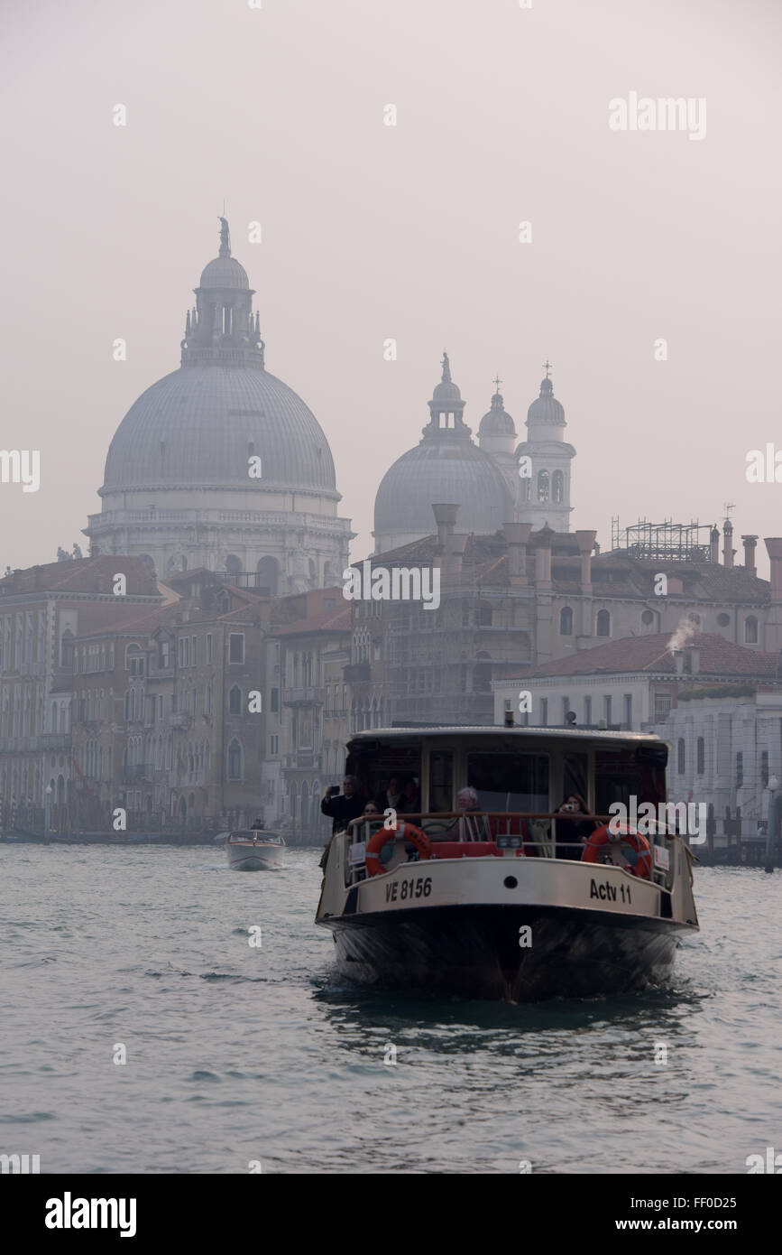 Vaporetto water buses in Venice Italy Europe Stock Photo - Alamy