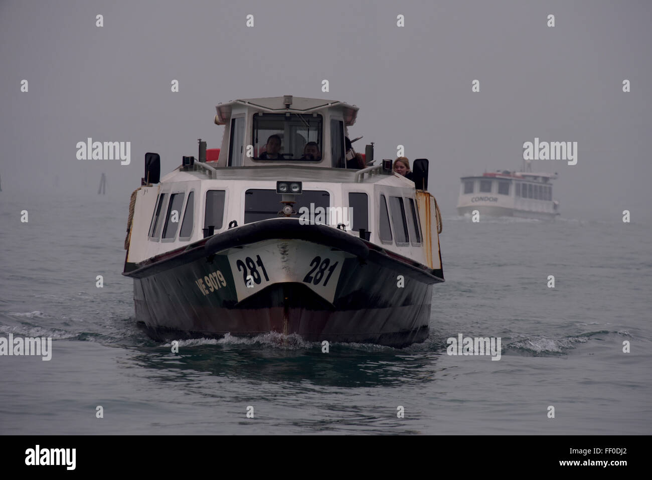 Vaporetto water buses in Venice Italy Europe Stock Photo - Alamy