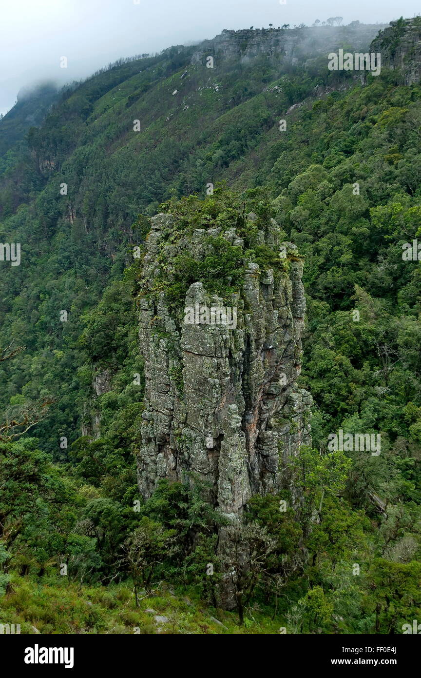 Pinnacle Rock phenomenon in Blyde river area, South Africa - closeup ...