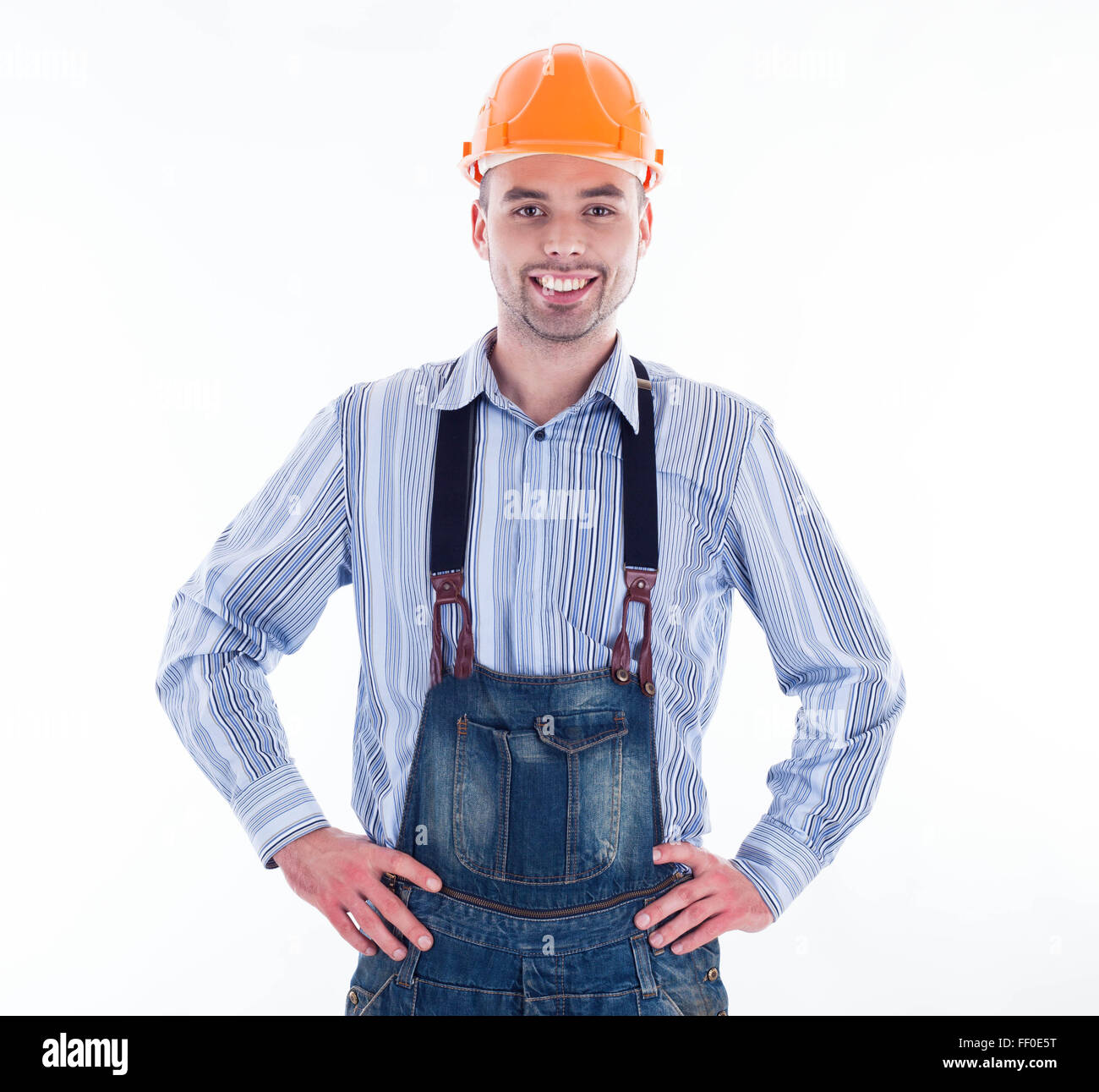A builder man Stock Photo - Alamy